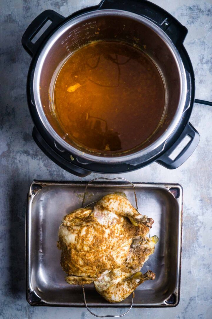 Instant Pot Whole Chicken (Juicy and Tender!) - The Kitchen Girl