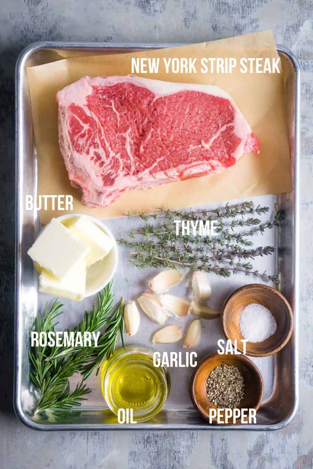 Juicy New York Strip Steak (quick stove method) - The Kitchen Girl