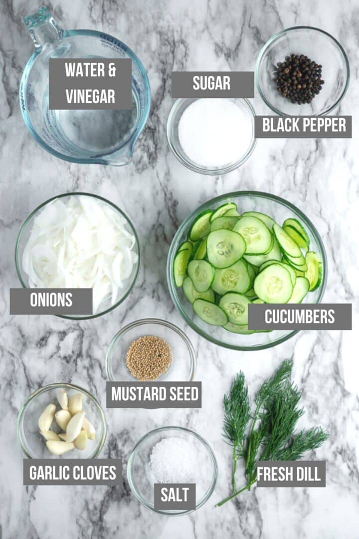 Easy Refrigerator Dill Pickles - The Kitchen Girl