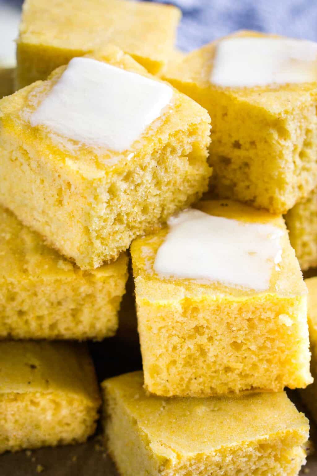 Easy Homemade Cornbread Recipe - The Kitchen Girl