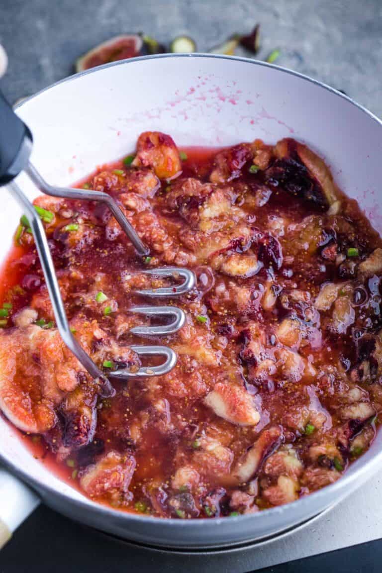 Sweet and Spicy Fig Jam Recipe - The Kitchen Girl