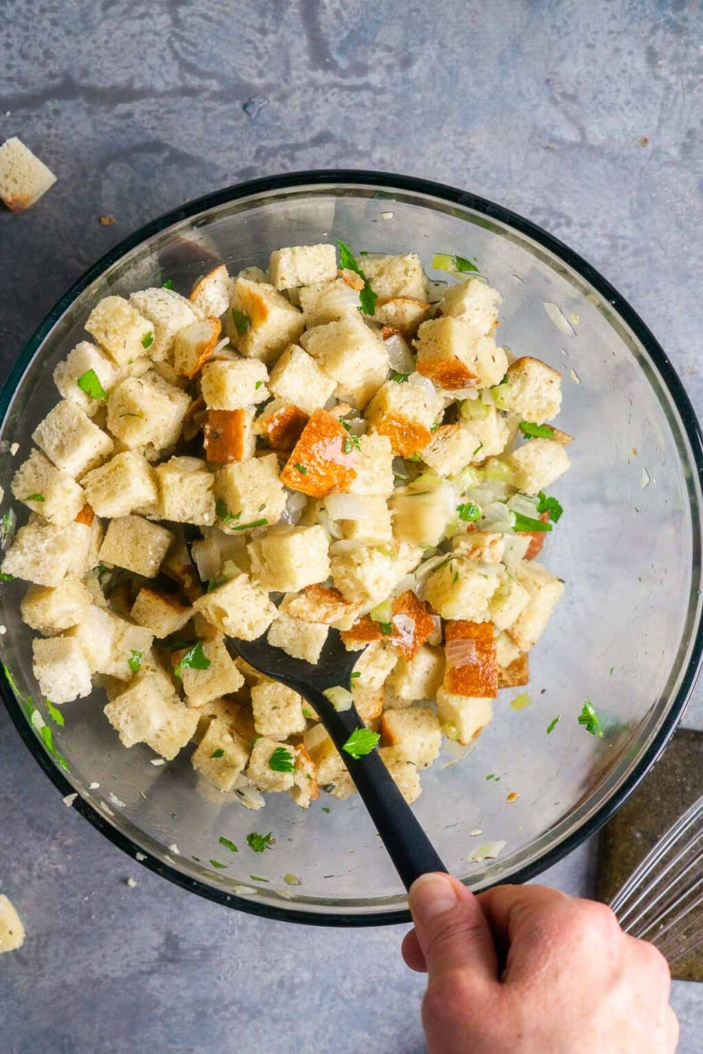 Best Ever Bread Stuffing! (Thanksgiving dressing) - Kitchen Girl