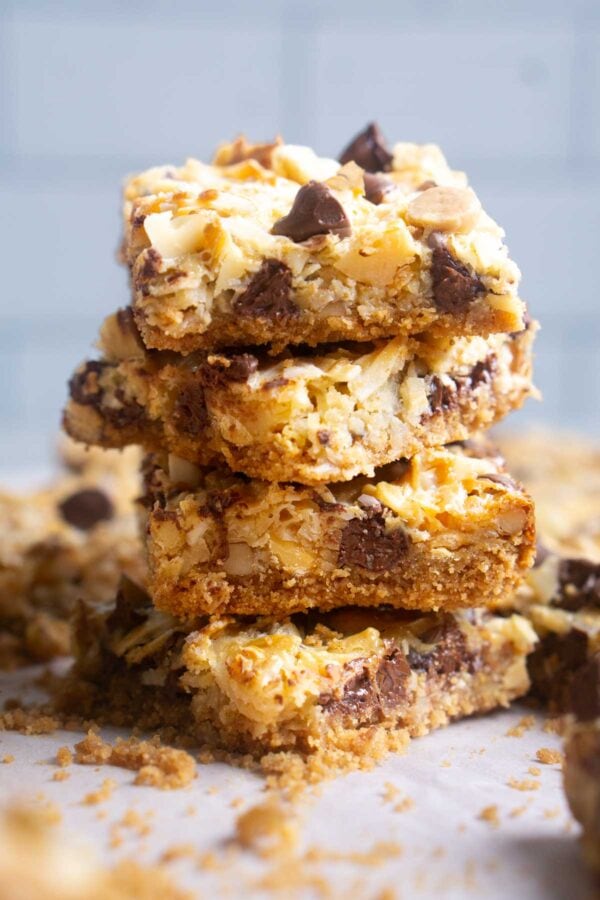Easy Magic Bars Recipe (7-Layer Bars) — The Kitchen Girl