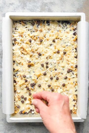 Easy Magic Bars Recipe (7-Layer Bars) — The Kitchen Girl