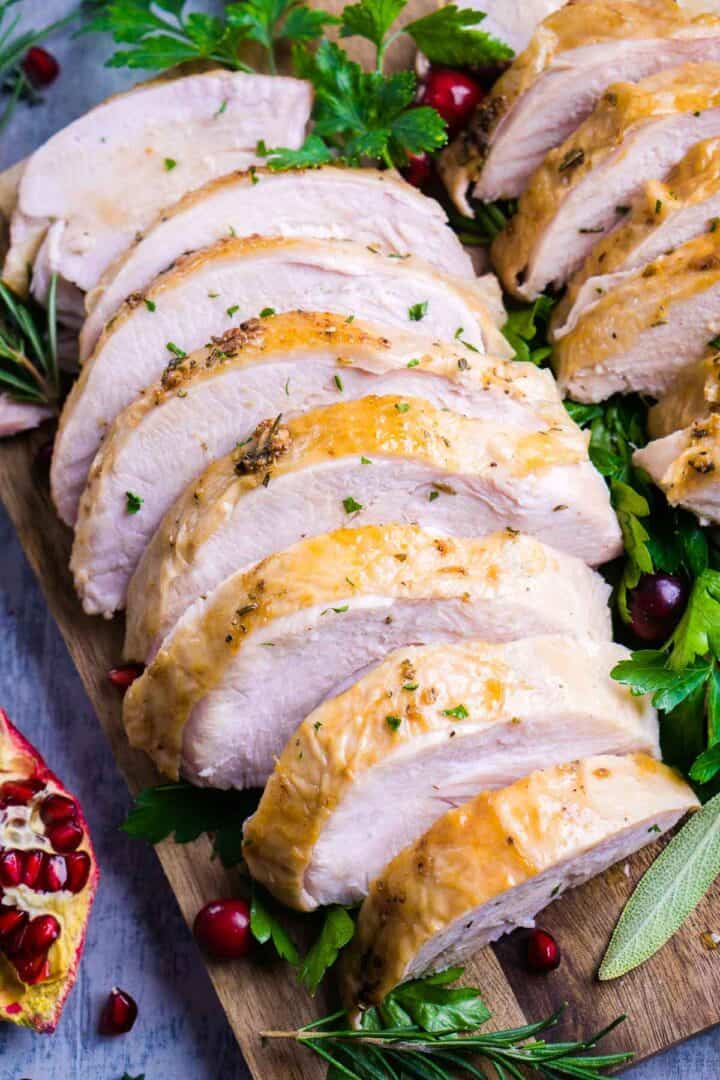Juicy Oven Roasted Turkey Breast in 1 hour! - The Kitchen Girl
