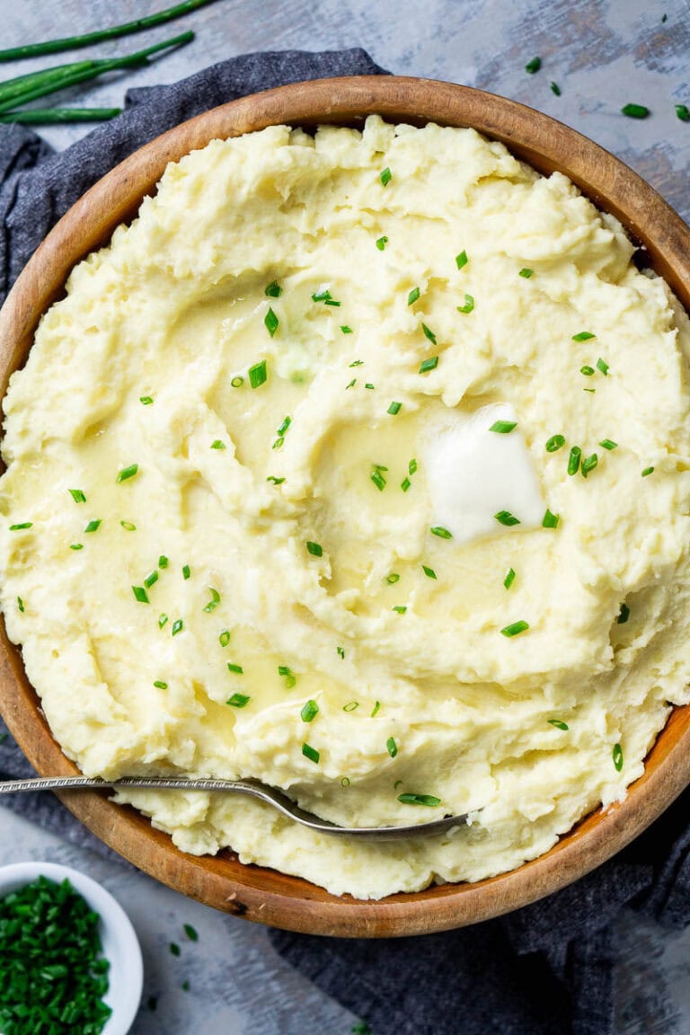 Sour Cream Mashed Potatoes Recipe - The Kitchen Girl