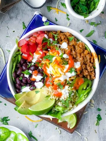 The BEST Taco Bowl – The Kitchen Girl