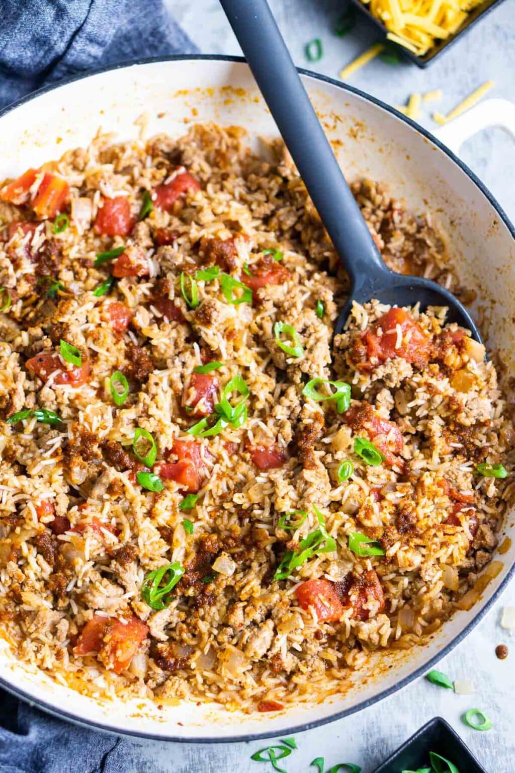 One Pot Taco Rice - The Kitchen Girl