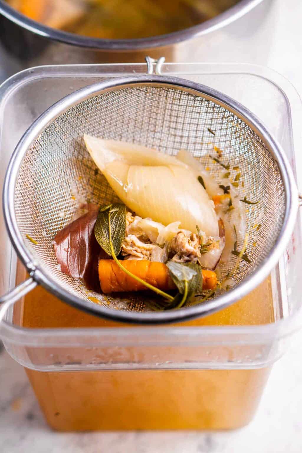 Easy Turkey Stock Recipe - The Kitchen Girl