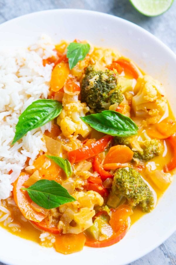 Vegetable Thai Red Curry - The Kitchen Girl